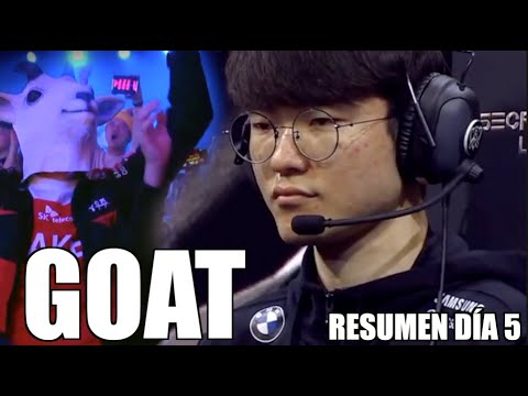FAKER GOAT | LO MEJOR DEL DÍA 5 de WORLDS 2022 ( Fnatic, C9, T1 & EDG) - YouTube