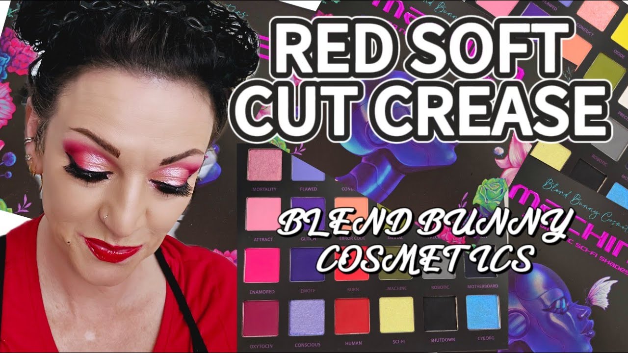 RED RED RED || SOFT GOTH CUT CREASE || HOODED EYES TUTORIAL || SMS GRWM ...