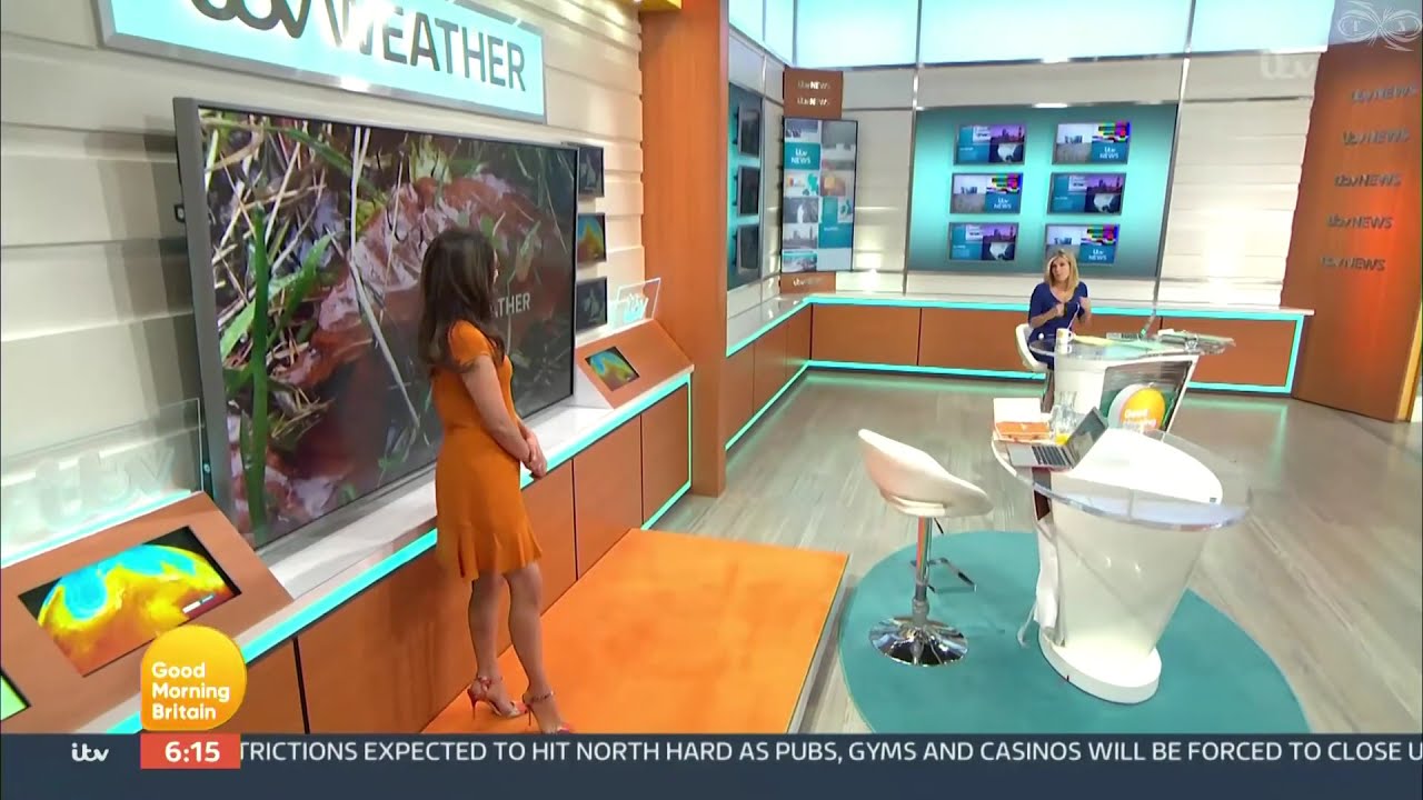 Weather Girl Laura Tobin on Good Morning Britain 12th October 2020 ...