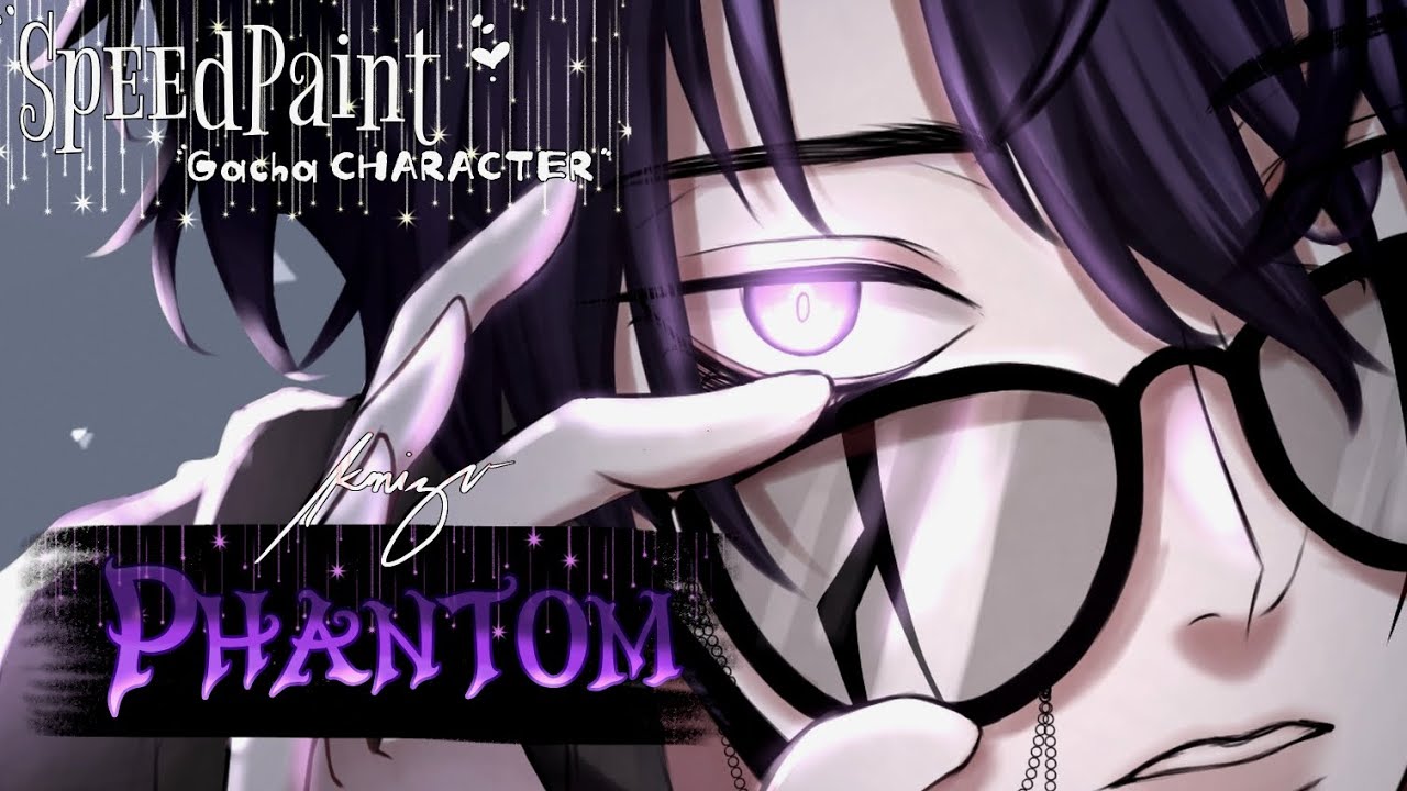 Gacha Character "Phantom" Speedpaint ||Gacha Life|| {I redesigned him ...