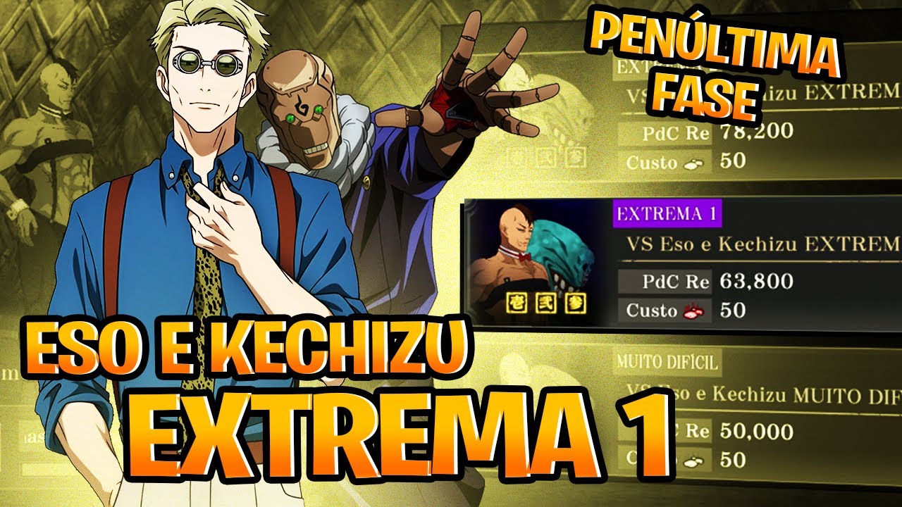 SAIBA COMO PASSAR DO *ESO E KECHIZU* EXTREMA 1 COM 3 ESTRELAS | Jujutsu ...