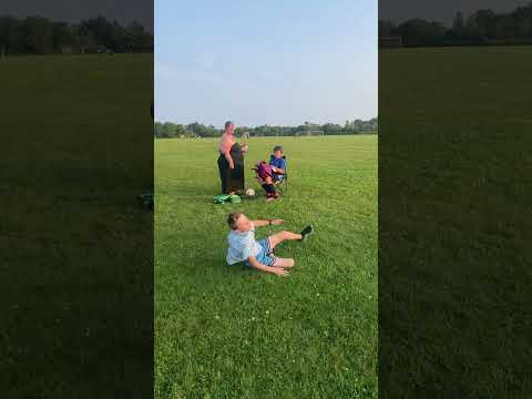 My friend, doing a weird role