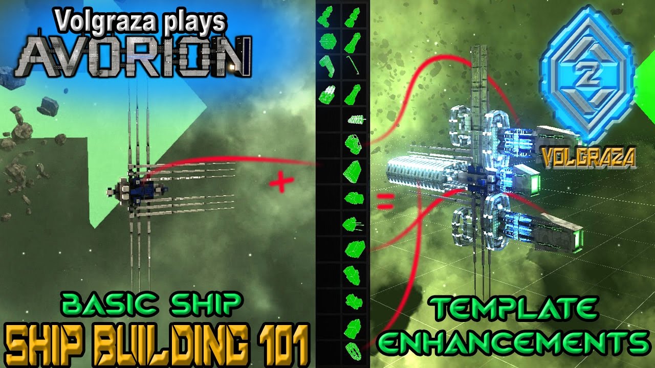 Avorion 3 Ship Building 101 Template enhancements - YouTube