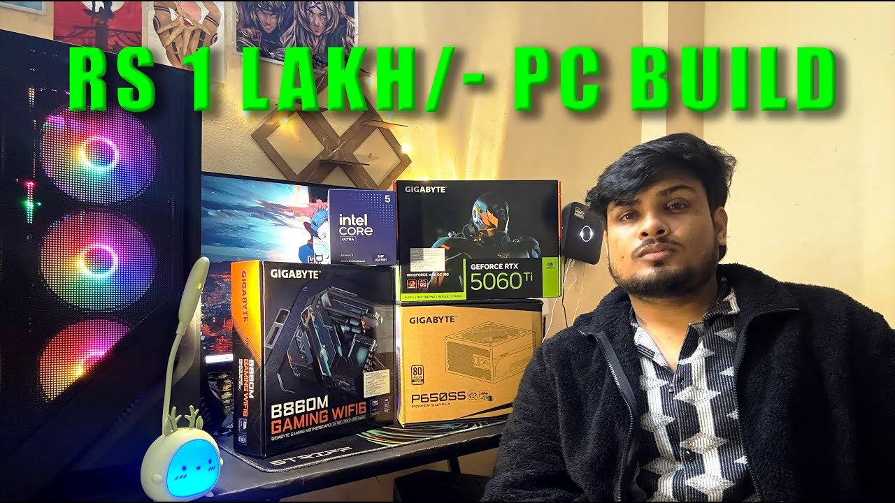 My First Gaming PC build🔥🔥 || RTX 5060Ti 16 GB Graphics Card - YouTube