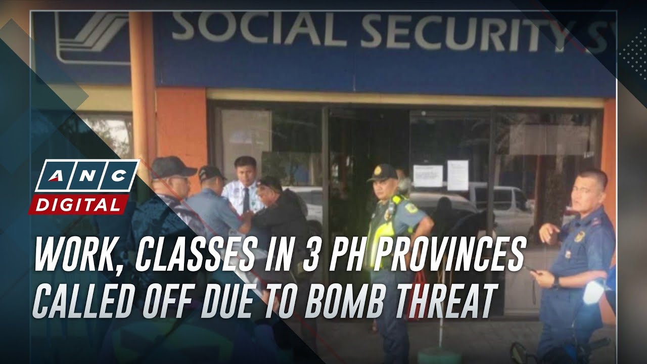 Work, classes in 3 PH provinces called off due to bomb threat - YouTube