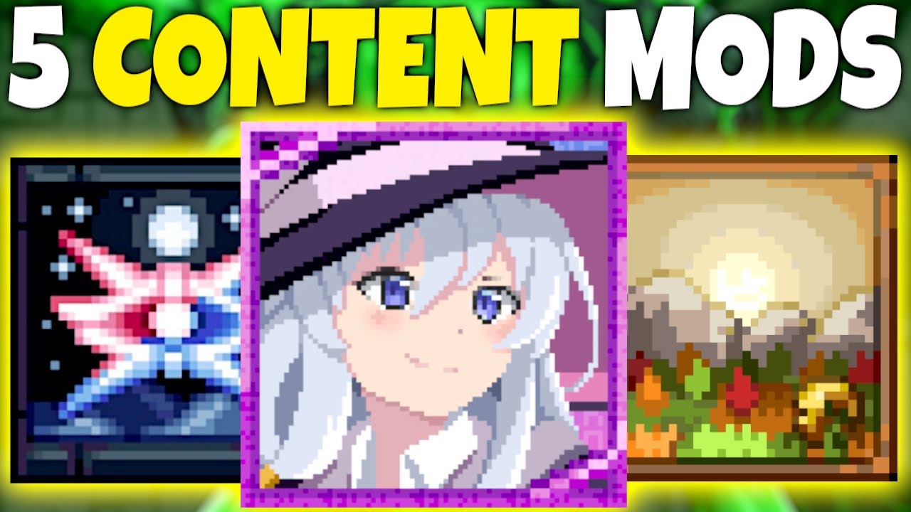 The 5 Best Terraria Content Mods - YouTube