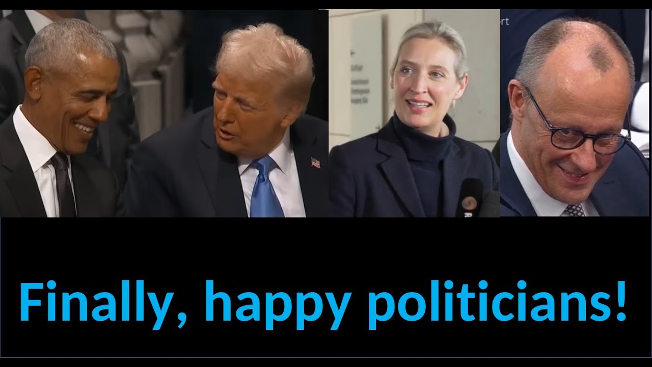 Body language: happy politicians everywhere! - YouTube