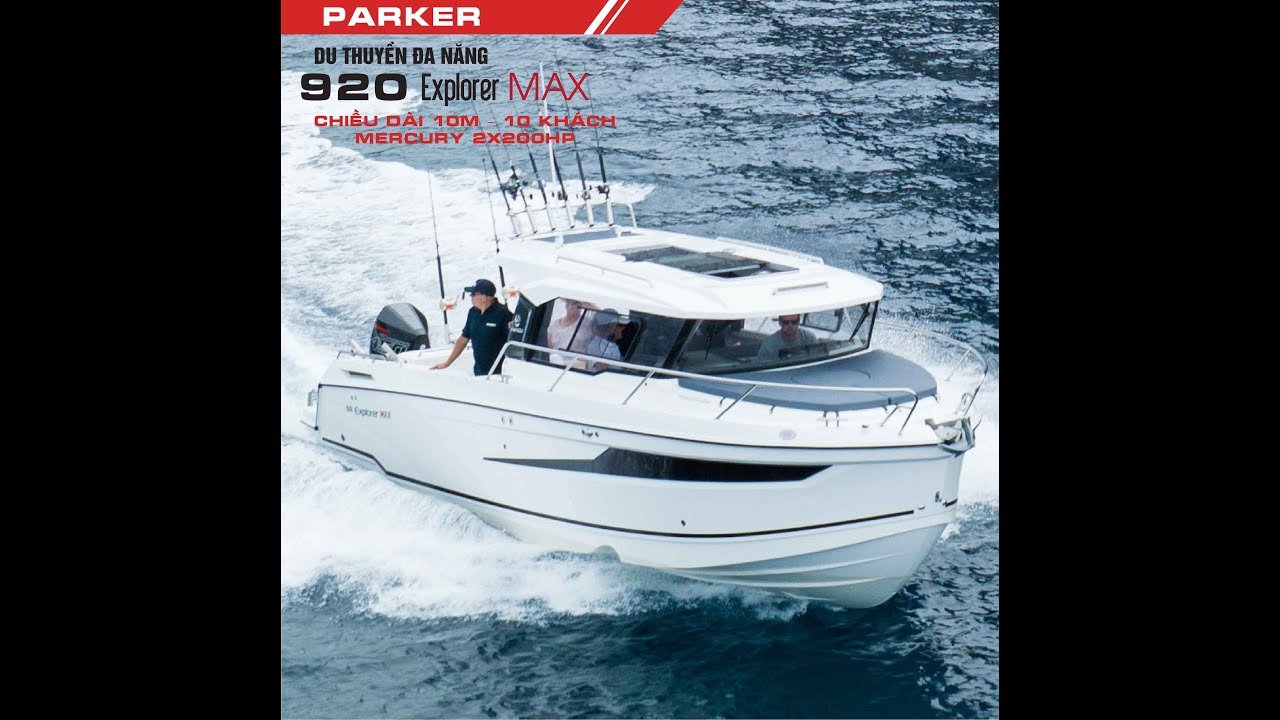 PARKER MONACO 110 FLY BRIDGE - YouTube