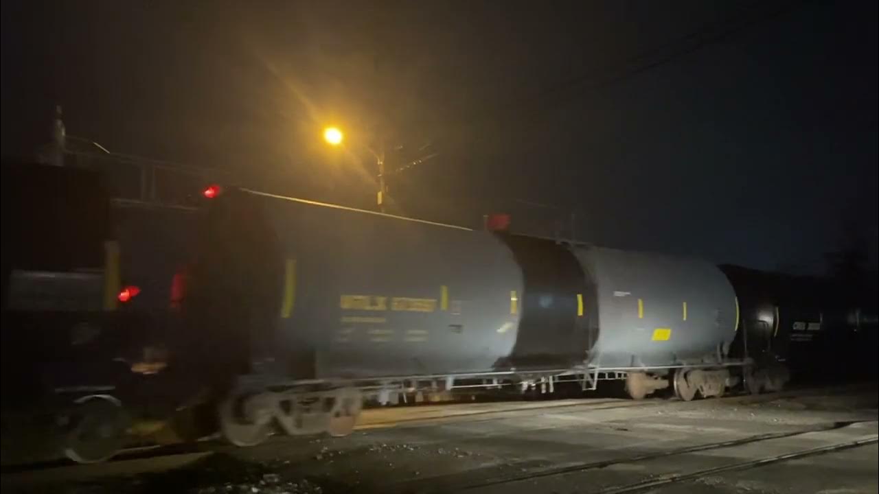 8105 leads 167 with sd70ace sd70acc dash 9 and sd40-2 and empty high wide flatcar - YouTube