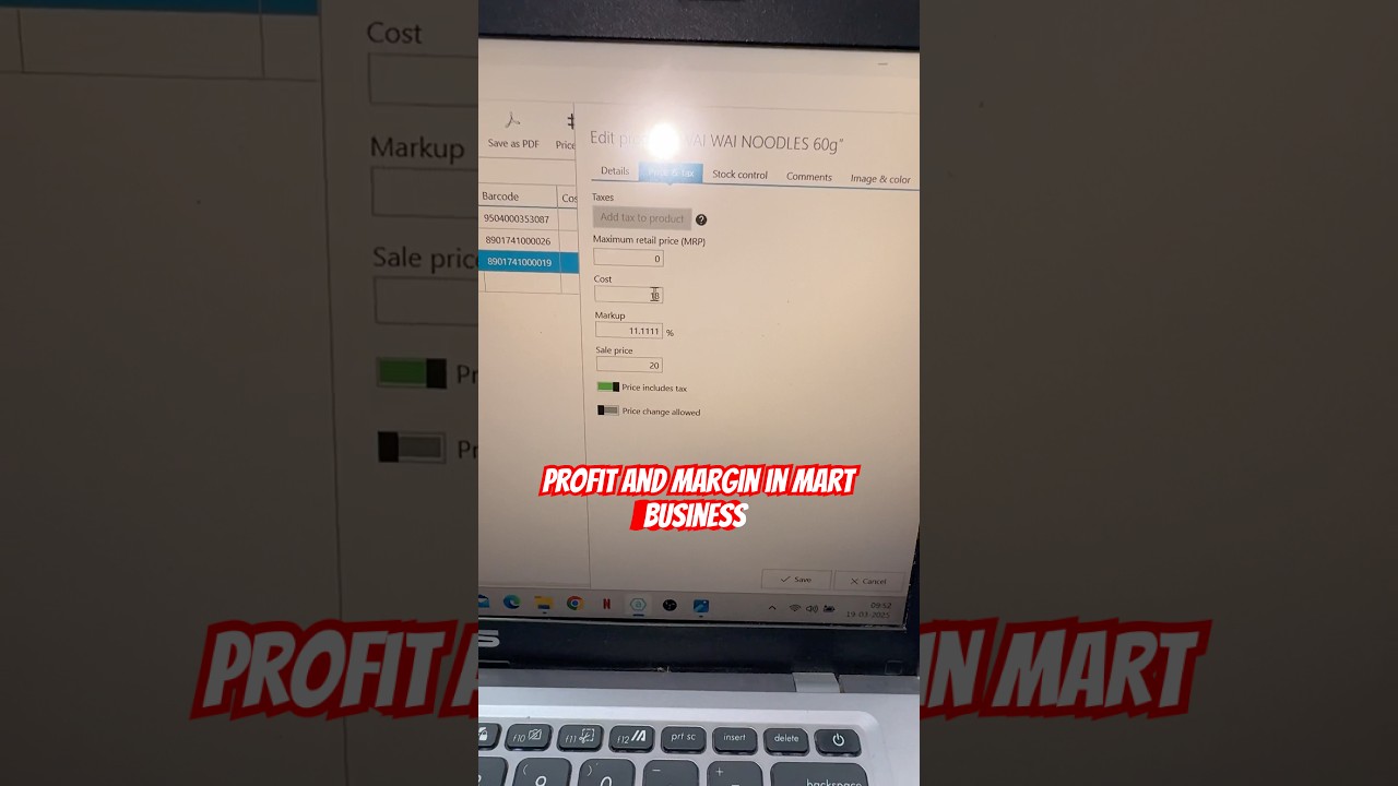 Profit & Margin In Mart Business #thapadaikominimart #dailyvlog - YouTube