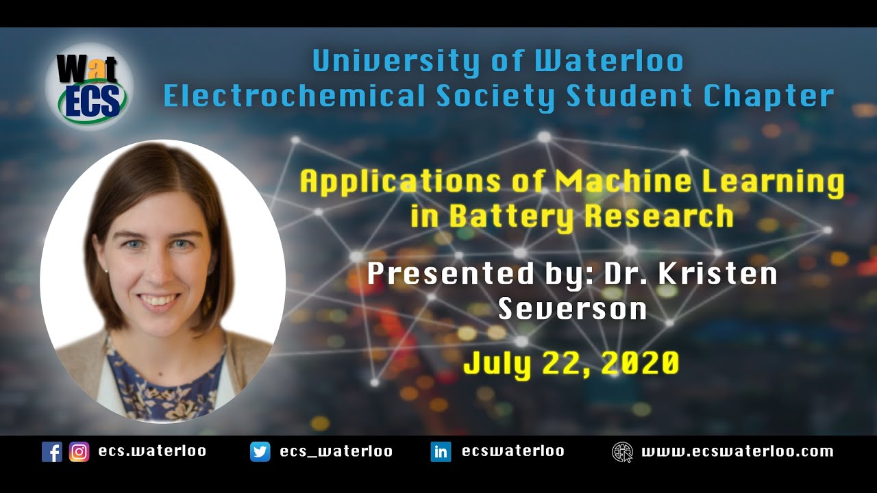 WatECS | Applications of machine learning in battery research, by ...