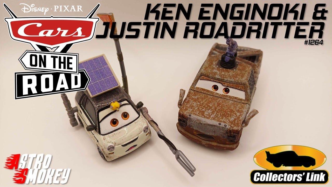 Mattel Disney/Pixar Cars on the Road Ken Enginoki & Justin Roadritter ...