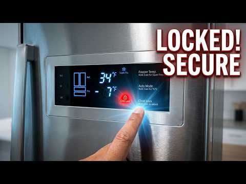 Bosch Refrigerator – How to Turn On/Off Child Lock