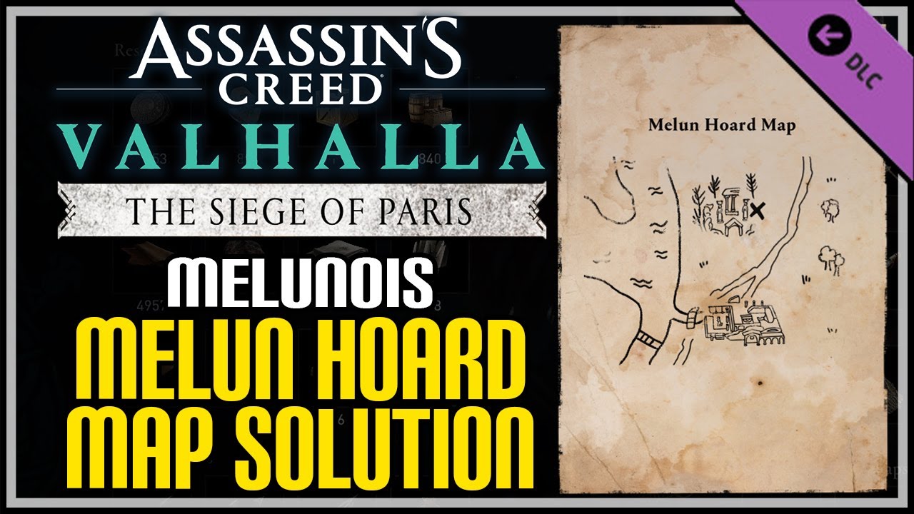 Melun Hoard Map Solution The Siege of Paris Valhalla DLC - YouTube