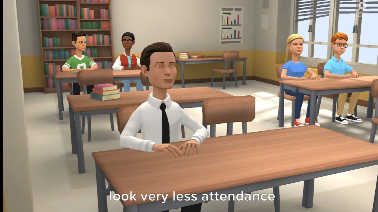 school class animation video/#animation - YouTube