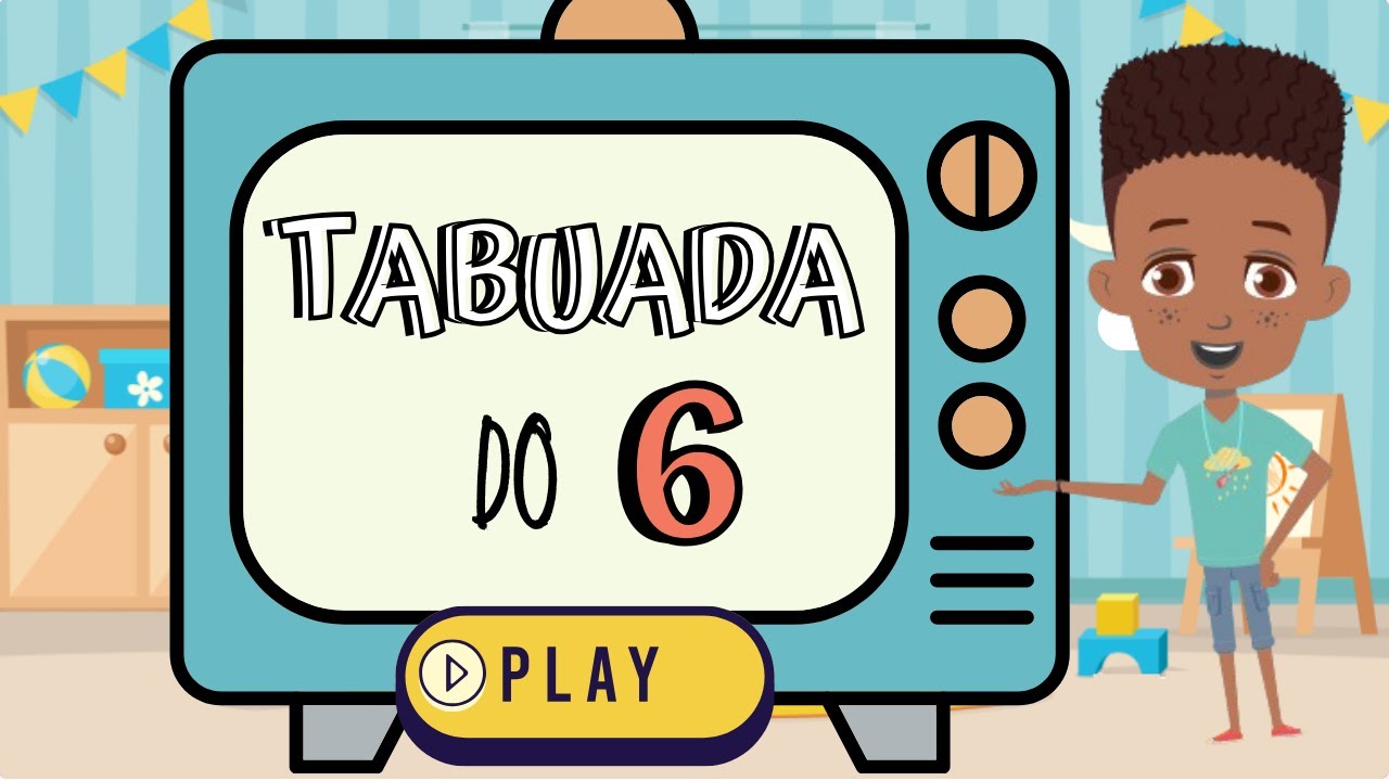 TABUADA DO 6 | Forma divertida de estudar tabuada - YouTube