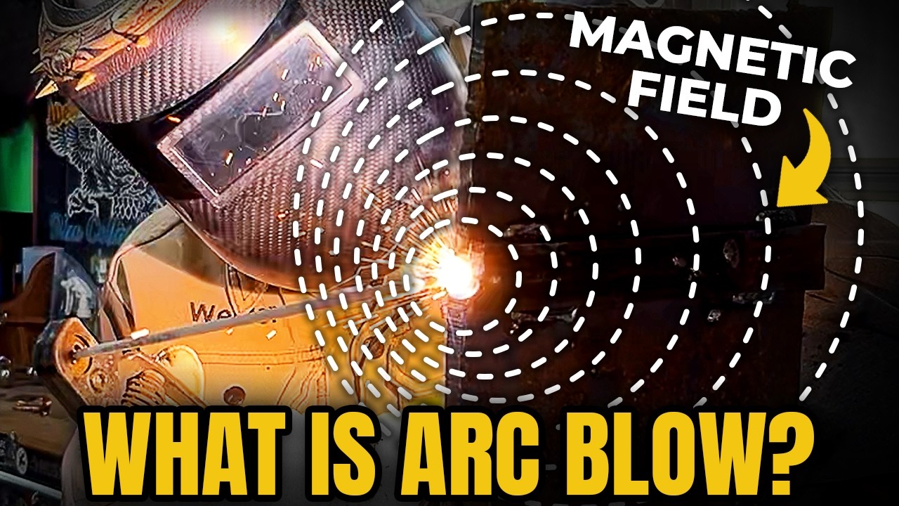 Simple Trick To Avoiding Stick Welding Arc Blow - YouTube