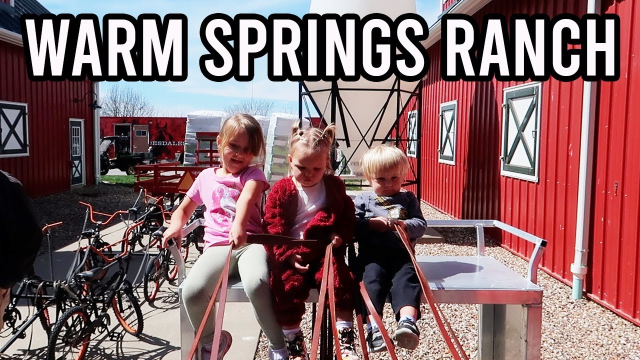 WE GOT TO MEET THE BUDWEISER CLYDESDALE HORSES! Take a tour of Warm ...