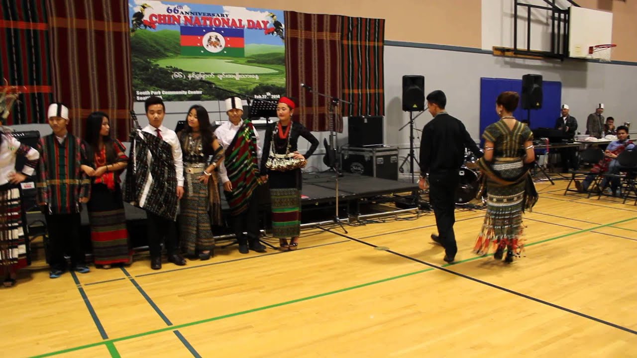 Chin Culture tradition couple fashion show at CND in Seattle, WA - YouTube