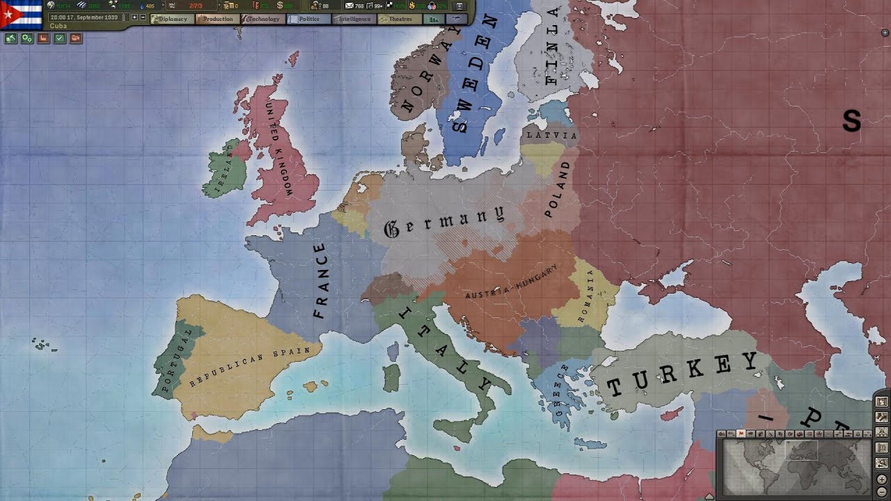HOI3: Allied Austria-Hungary in WW2 - YouTube