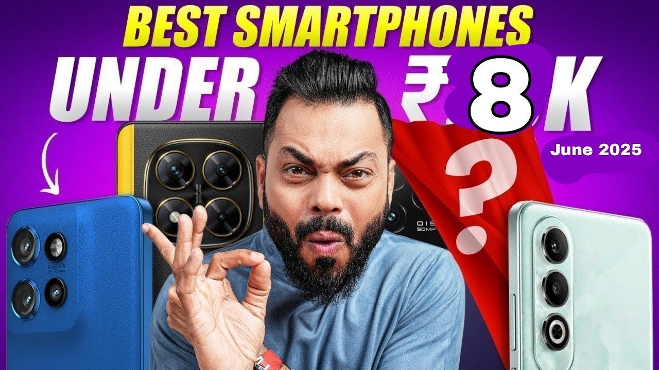 Best 5g Phones Under 8000 In June 2025 | Top 4 Best 5G Phone Under 8k ...
