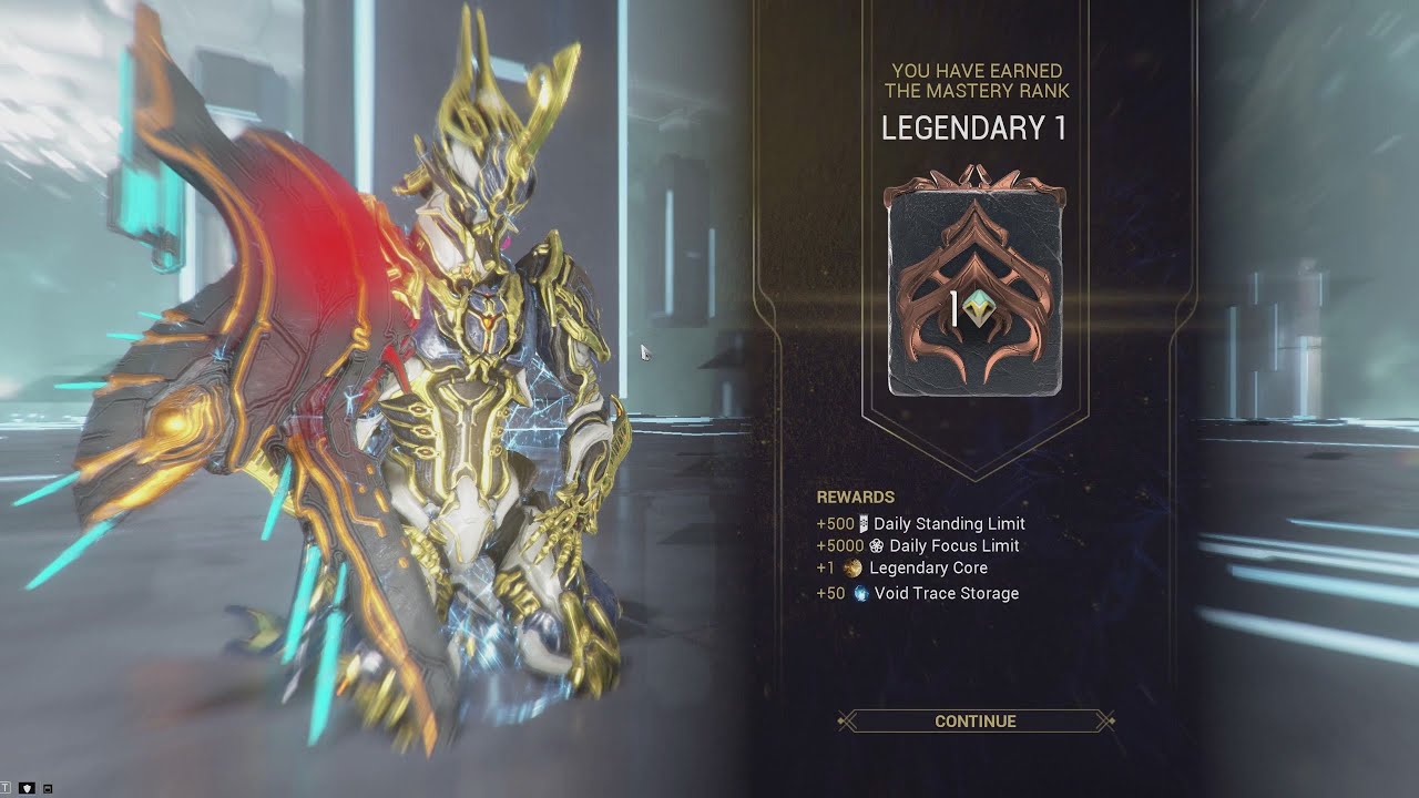 Warframe - Legendary 1 Mastery Rank Test - YouTube