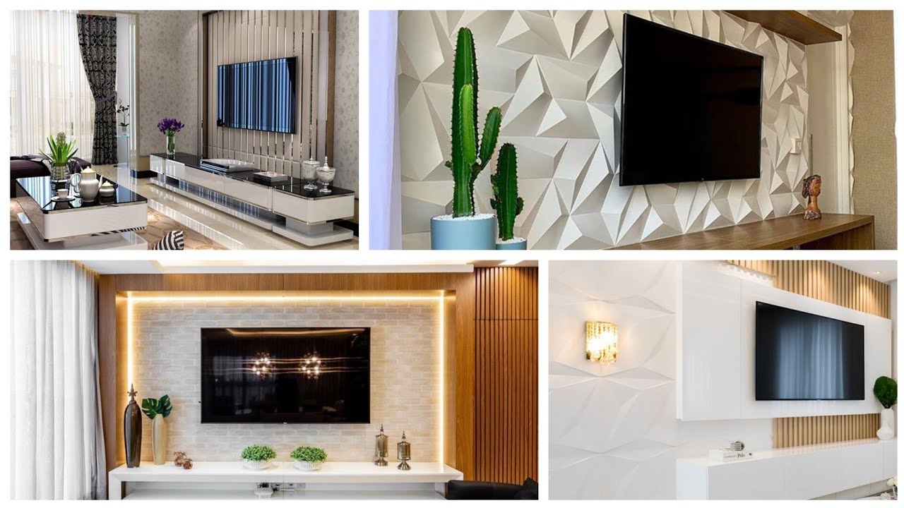 Top 100+ Idées Déco Moderne Pour Télé/ Déco Mur pour TV 💖👌💯 - YouTube