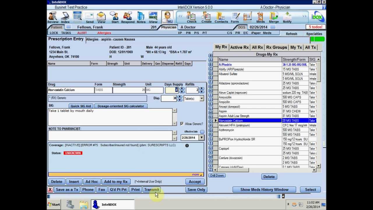 Electronic Prescribing - YouTube