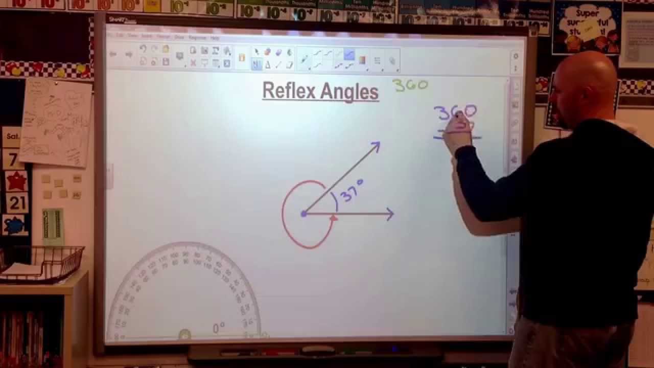 Reflex Angles - YouTube