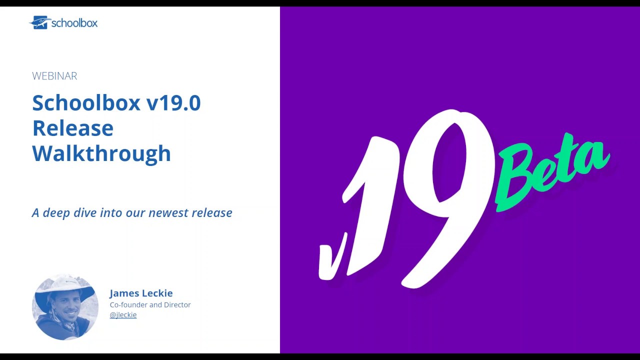 Schoolbox - v19.0 Walkthrough - On-Demand Webinars - YouTube