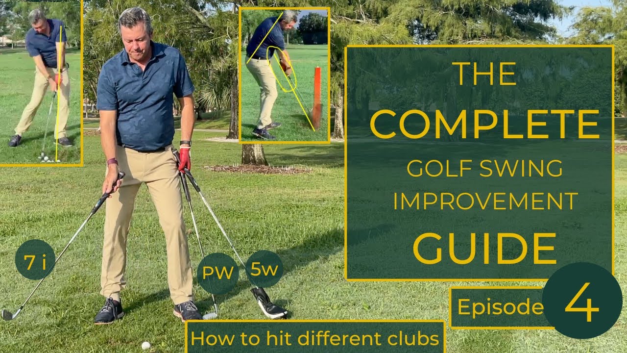 Complete Golf Swing Improvement guide - 4 | how to hit different clubs ...