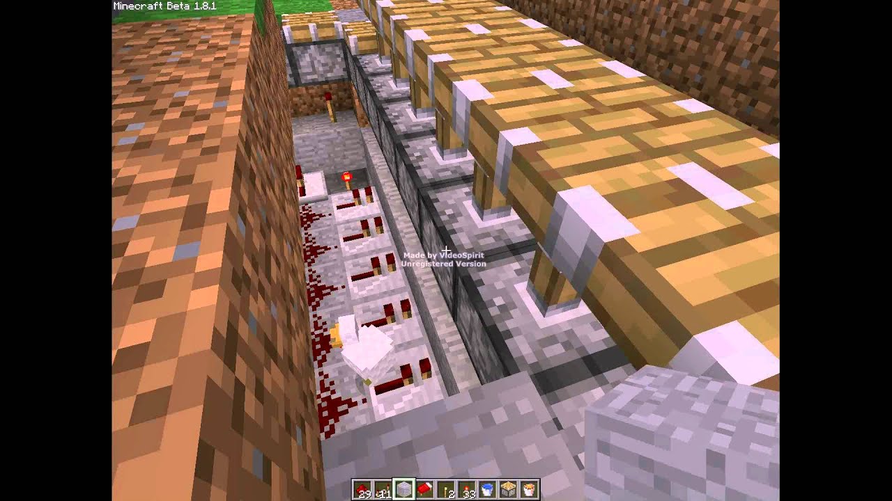 Minecraft Self building house Tutorial (tnt proof) HD - YouTube