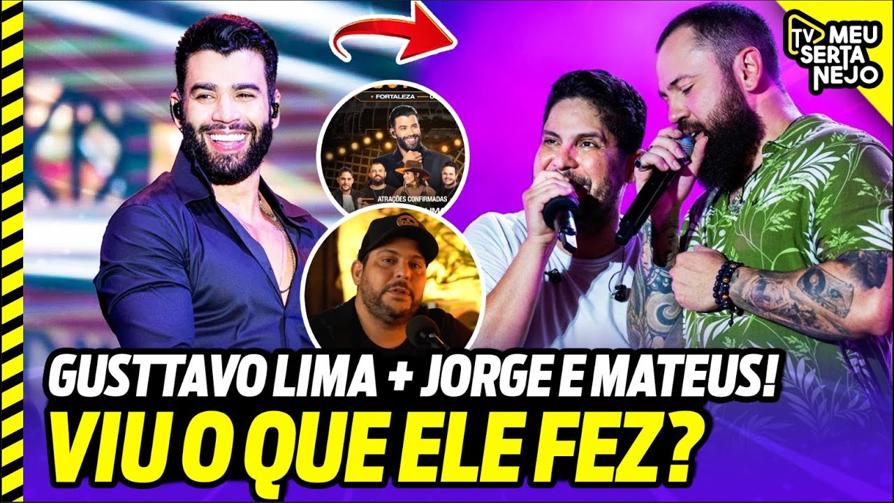 Veja o que GUSTTAVO LIMA fez com JORGE E MATEUS! - YouTube