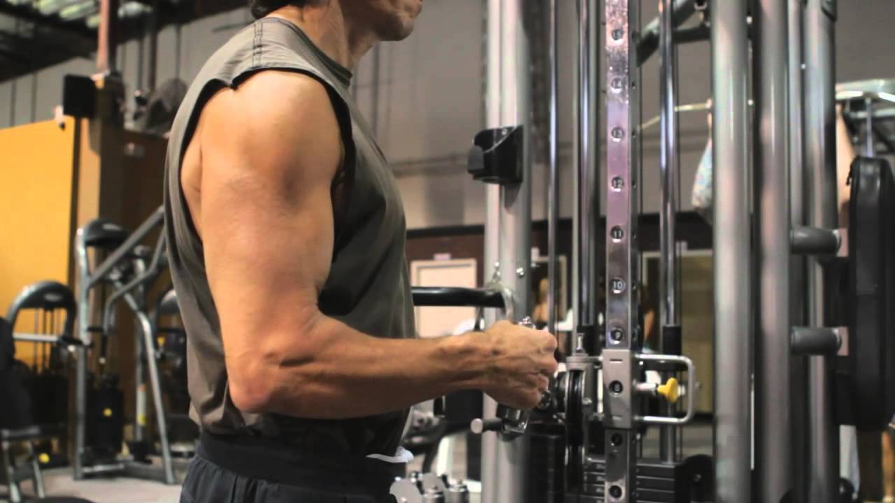 Home Exercises With a Pulley for Lateral Shoulder Rotation - YouTube