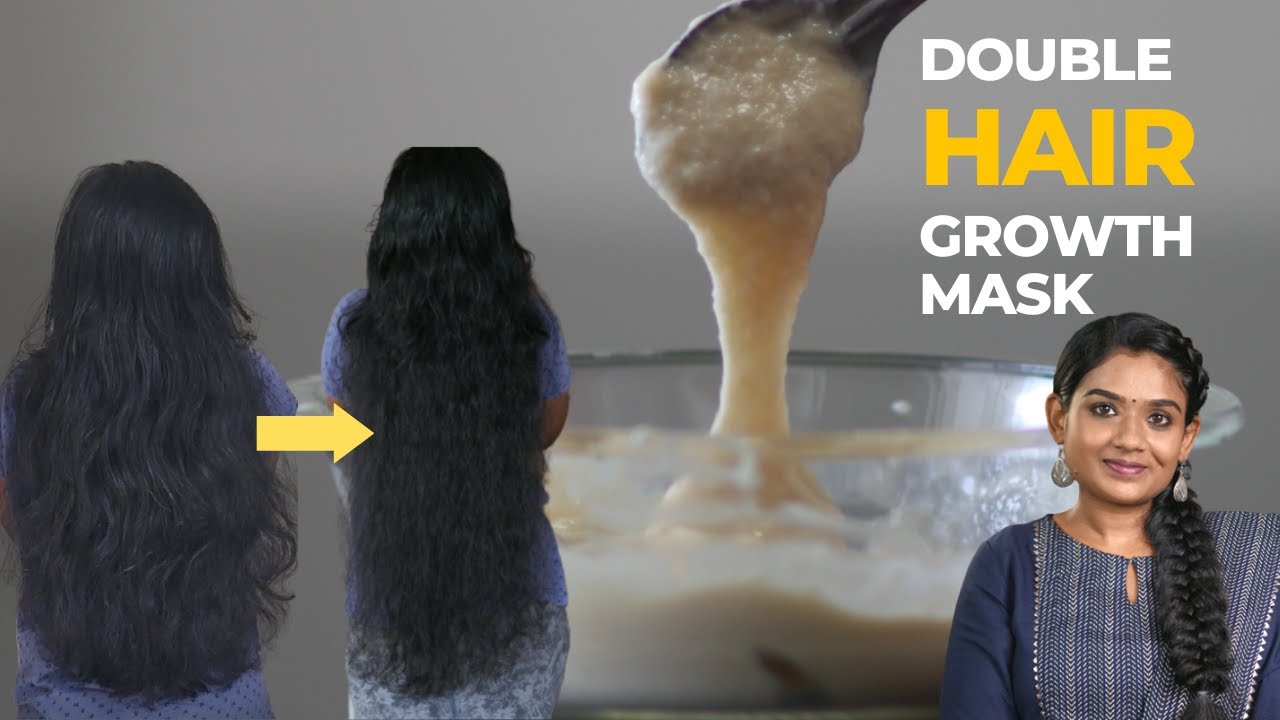 Double Hair Growth Mask | Control Hair Fall | Get Rid of Dandruff/Split ...