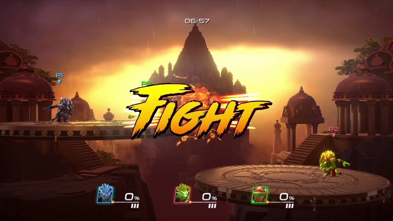 Brawlout silver volt gameplay - YouTube