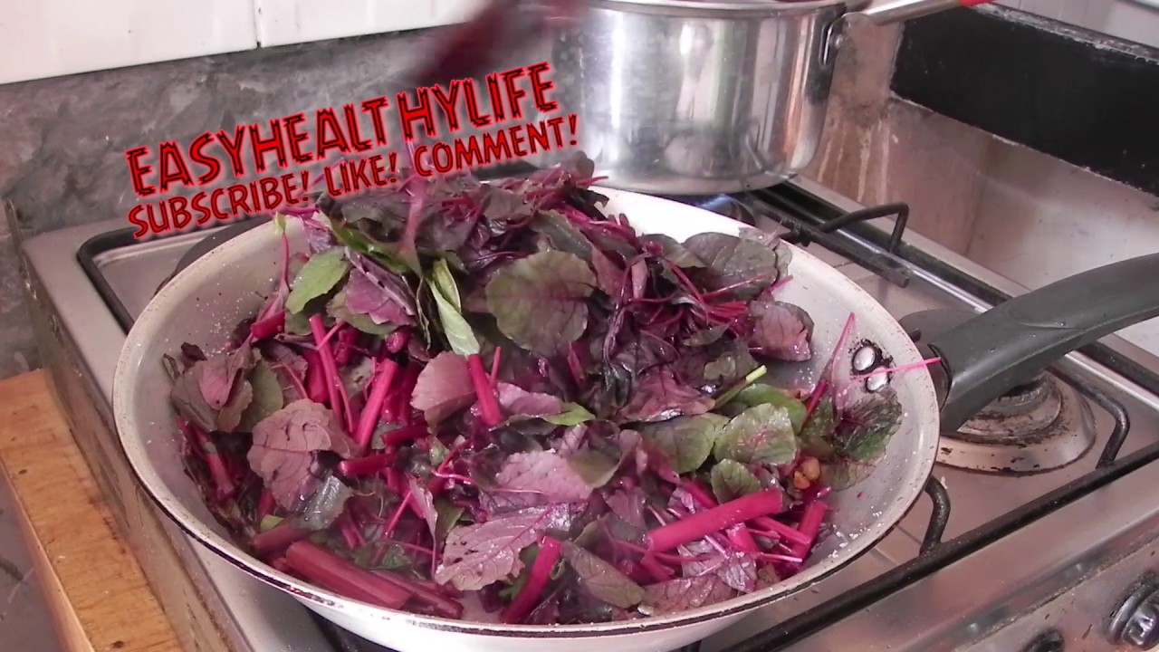How To Grow Red Amaranth| Red Amaranth Fry | Lal Shak | Red Spinach ...