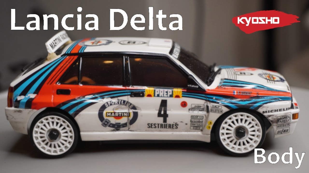 Lancia Delta Rally 1992 monte Carlo Rally Winner - kyosho Body MiniZ ...