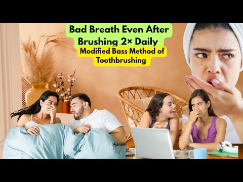 Proper Brushing techniques for healthy teeth & gum./modified Bass ...