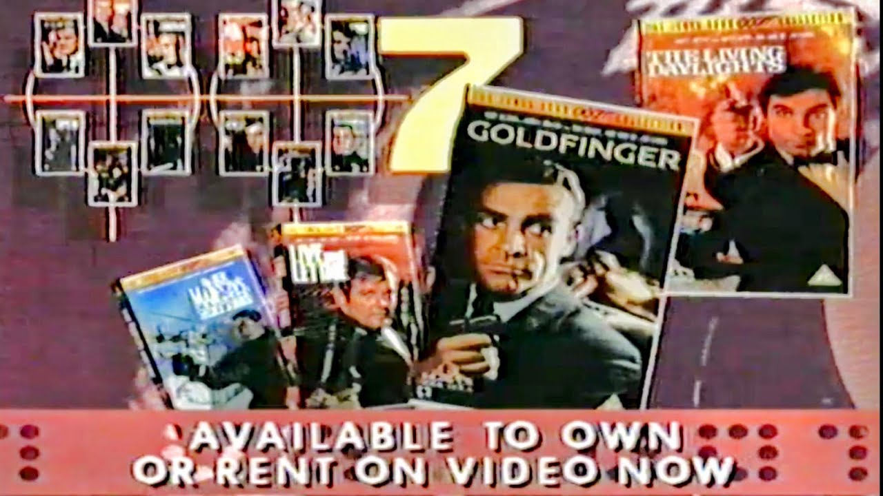 James Bond VHS Collection Advert Pre-Brosnan 🎥💥🎬📼🔫 - YouTube