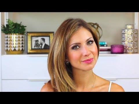 EASY Makeup Tutorial | Bronze+Pewter Shimmery Eyes + Soft Pink Lips ...