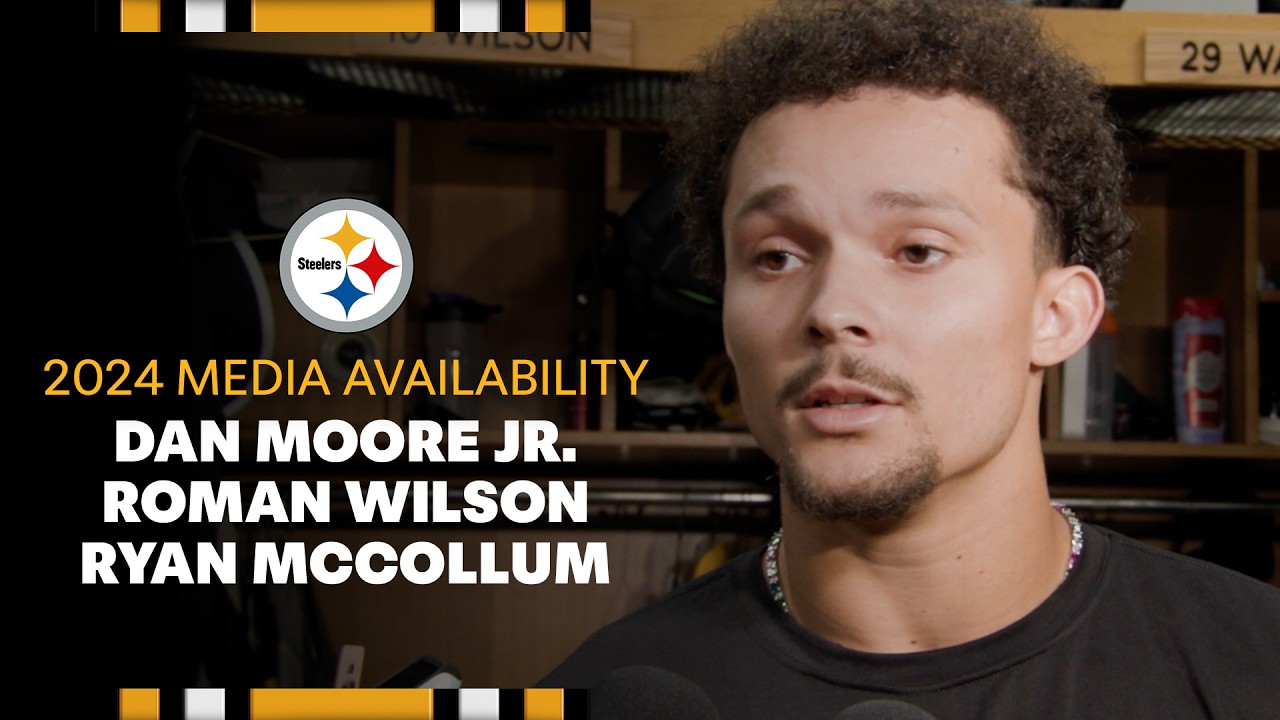 Dan Moore Jr., Roman Wilson, Ryan McCollum Media Availability (Oct. 16 ...