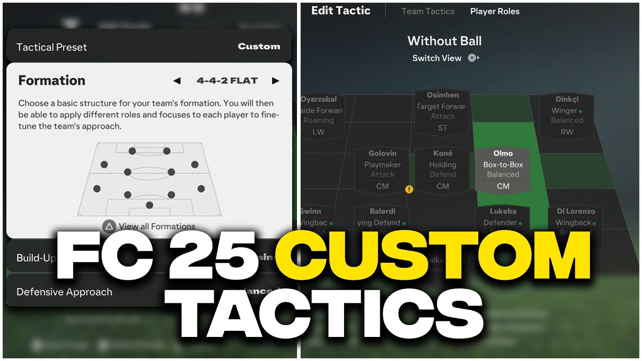 FC 25 Custom Tactics Explained... FC IQ Made Things INTERESTING! - YouTube