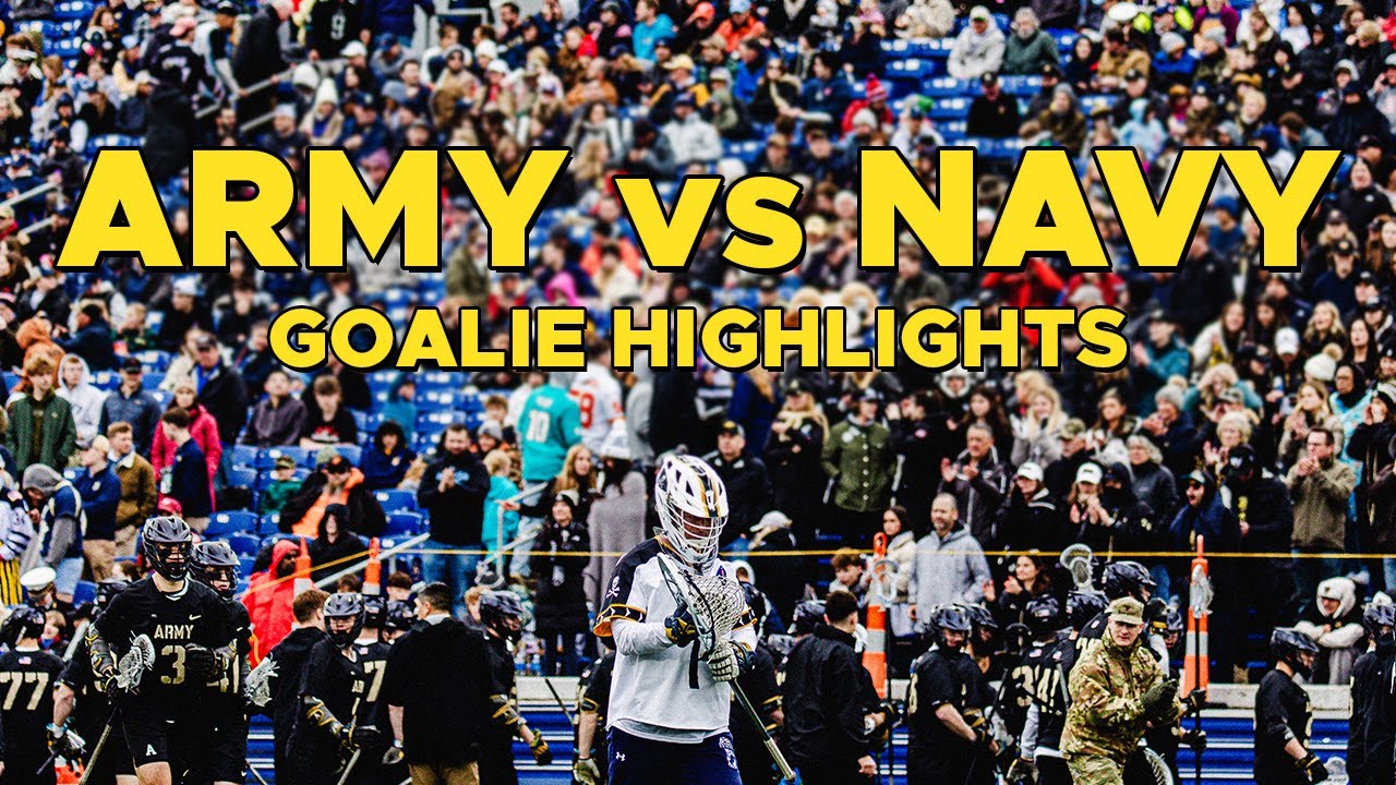 Army vs Navy | GOALIE HIGHLIGHTS - YouTube