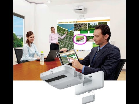 Epson BrightLink Pro 1450Ui & 1460Ui projectors interactius - YouTube