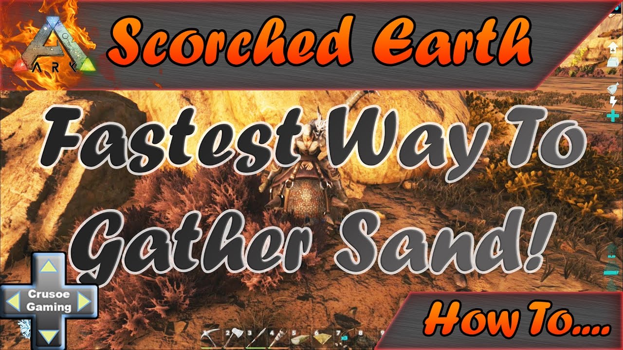 Ark: Scorched Earth - Fastest Sand Gathering/Doedicurus Method (Ark ...