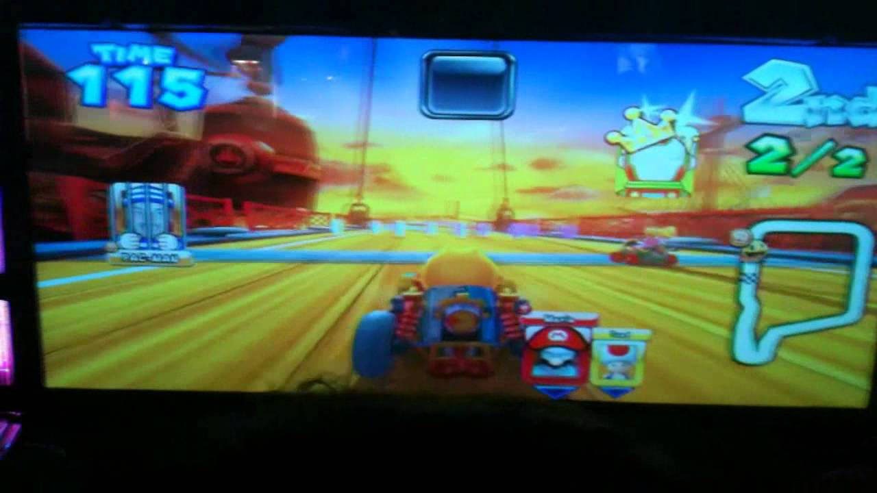 Mario Kart Arcade GP DX Gameplay (Pacman) - YouTube