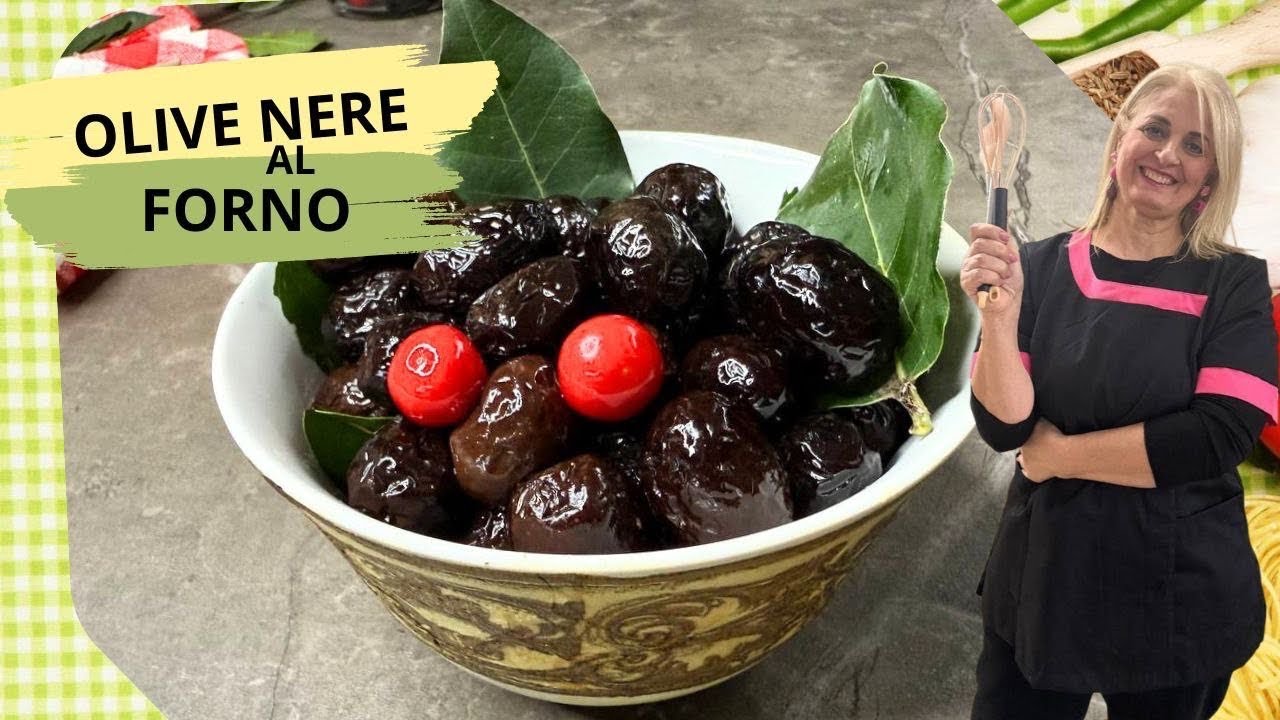 OLIVE NERE AL FORNO CON ANTICA RICETTA CALABRESE - YouTube