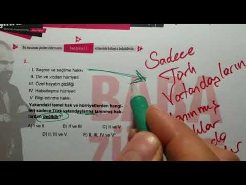 KPSS Anayasa 11 - Dikkat Çıkabilir! ÖSYM'nin vazgeçemediği soru tipleri.. Mehmet Akif Sarıbaş..