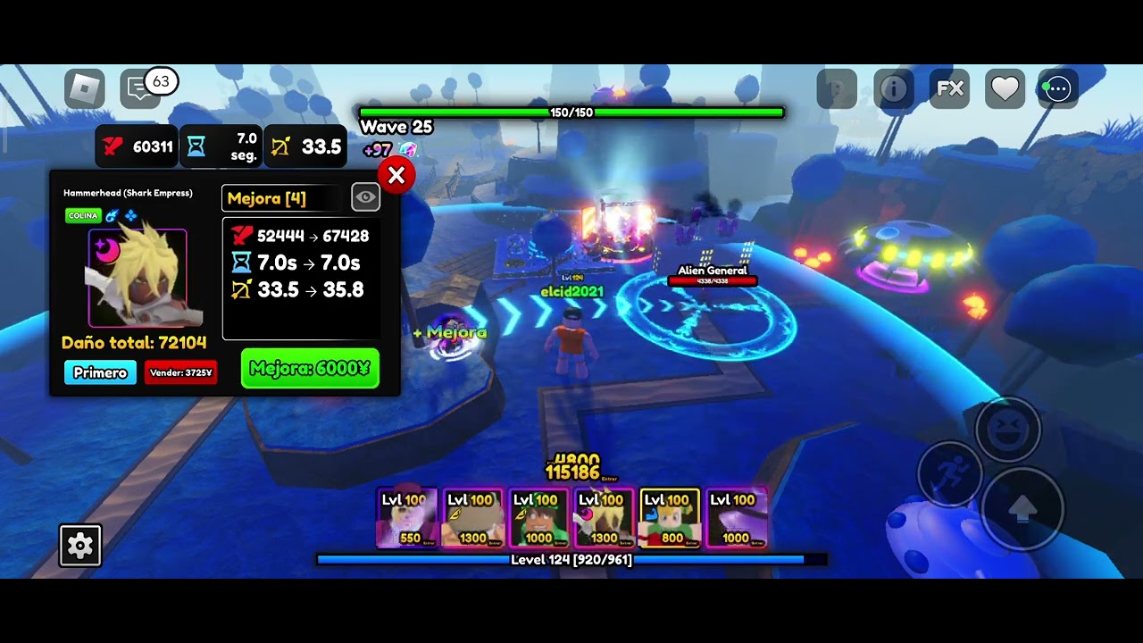 Anime Adventure Roblox. Showcase Hammerhead(Shark empress)(ataque ...